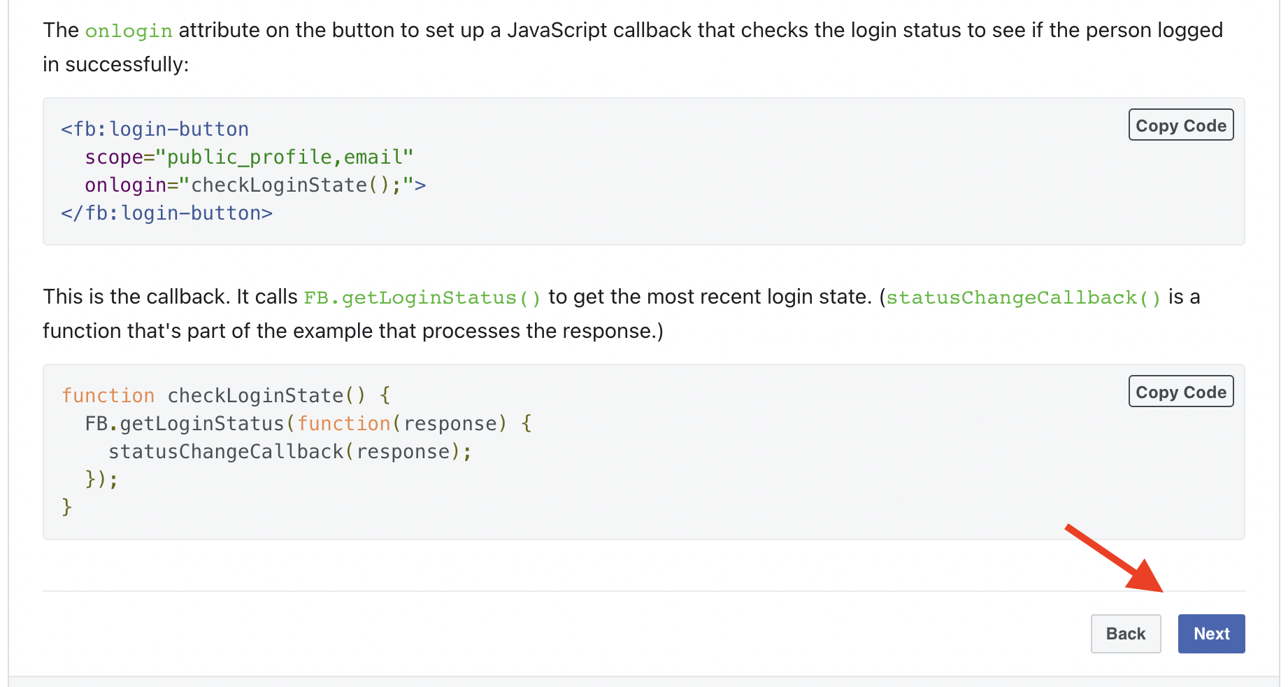 Setting Up Facebook Login